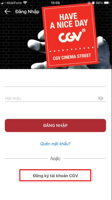 Cách đăng ký thẻ thành viên U22 CGV online trên App 2023 - DangKyInternetBanking.com